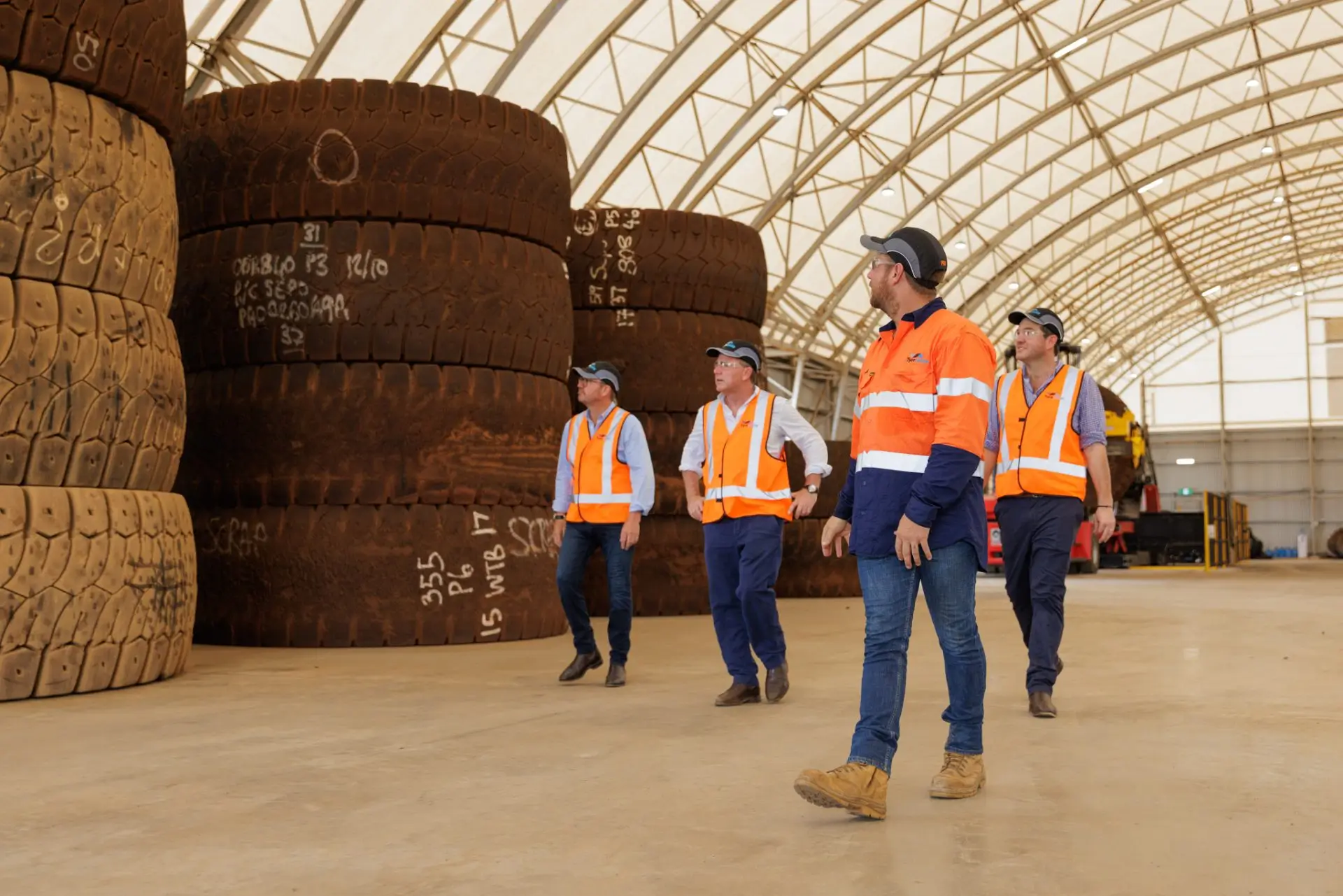 First large-scale OTR tyre recycling facility