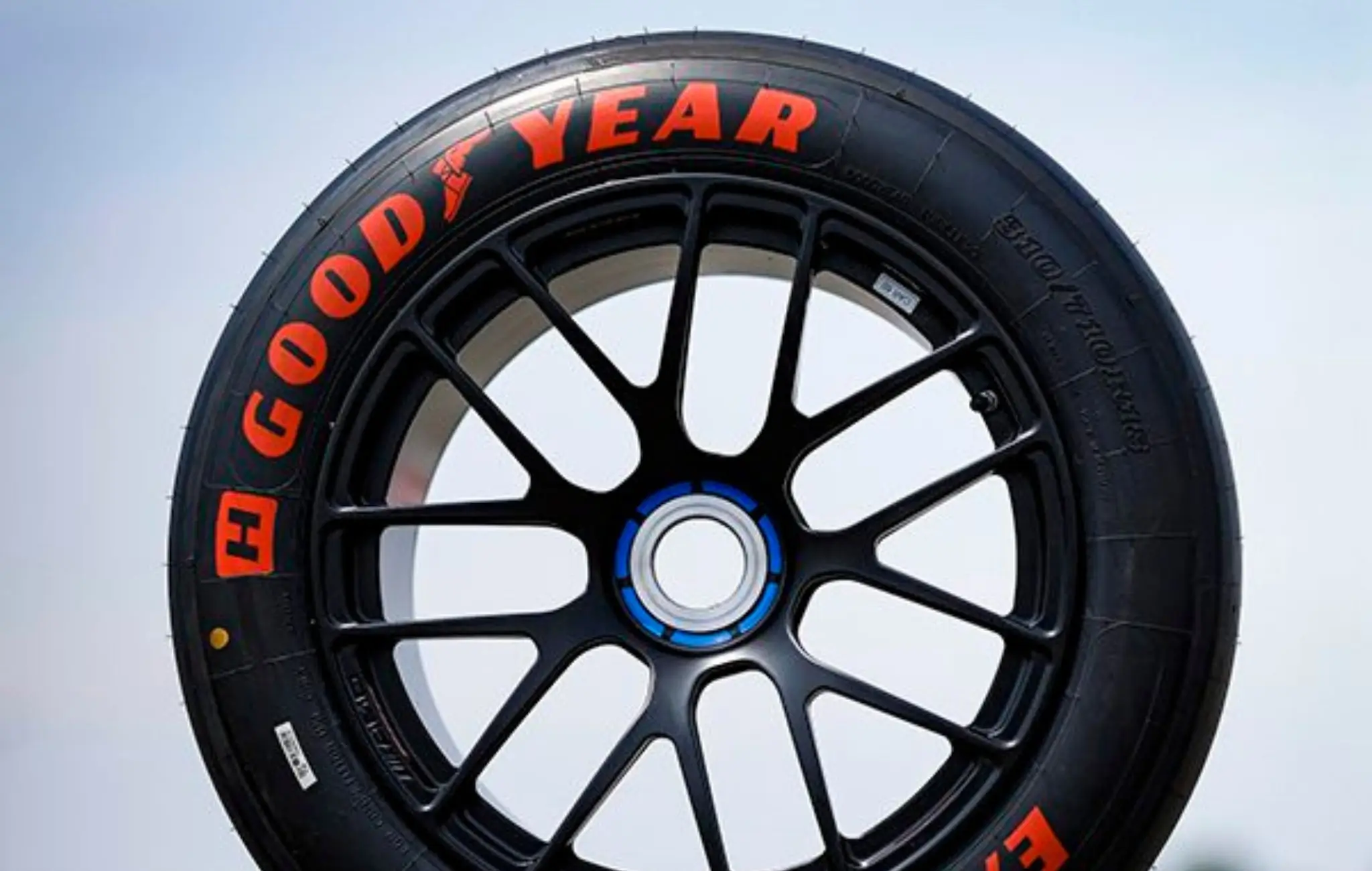 The new Goodyear Eagle Hard racing tyre makes its debut