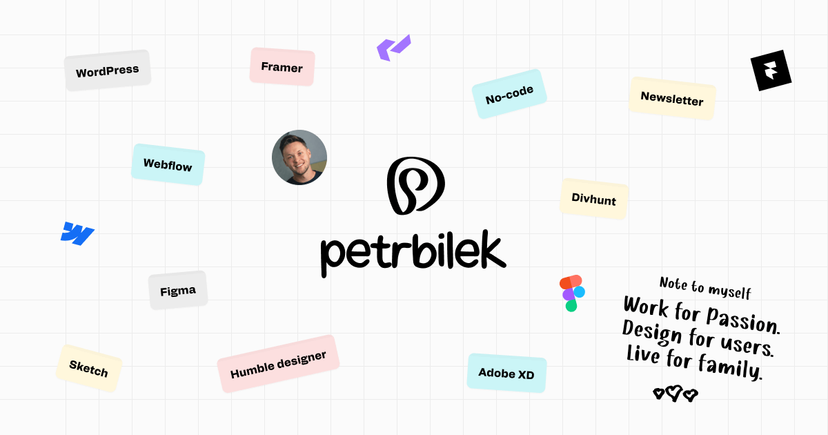Webflow Designer & Product UI/UX Expert | Petr Bilek