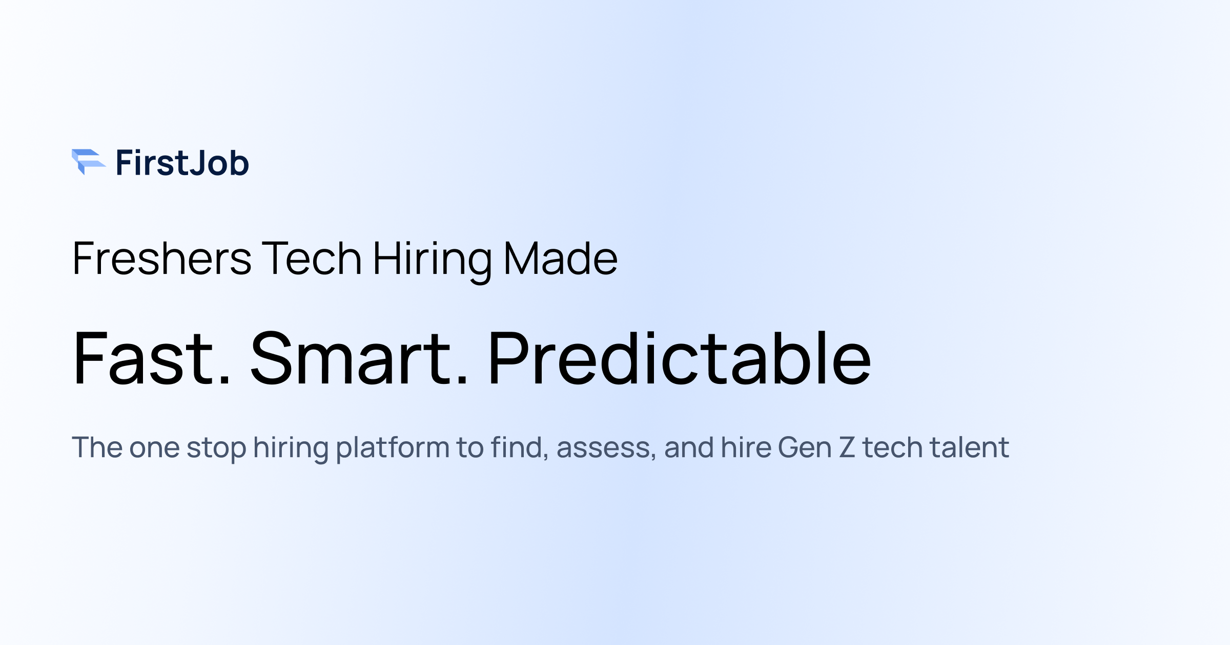 Hire Fresh Tech Talent in Hours | FirstJob