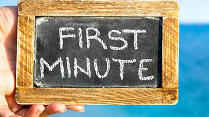 First minute