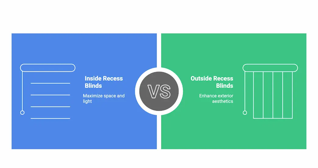 Inside vs Outside Window Recess Blinds: A Complete Guide