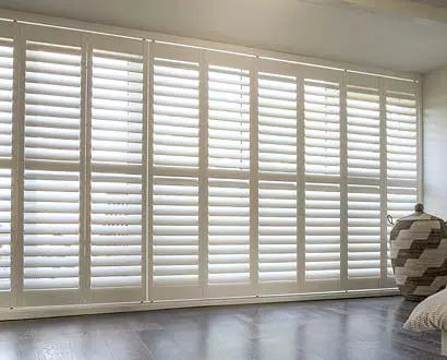 Tracked Shutters for Sliding Doors & Room Dividers
