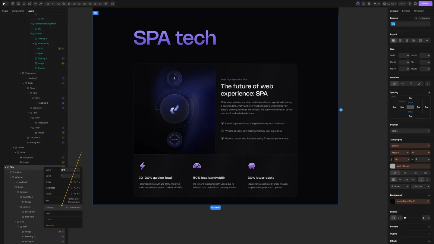 Creating a Component | Divhunt Academy