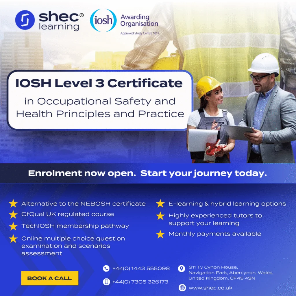 IOSH Level 3 Health & Safety Course | SHEC Learning