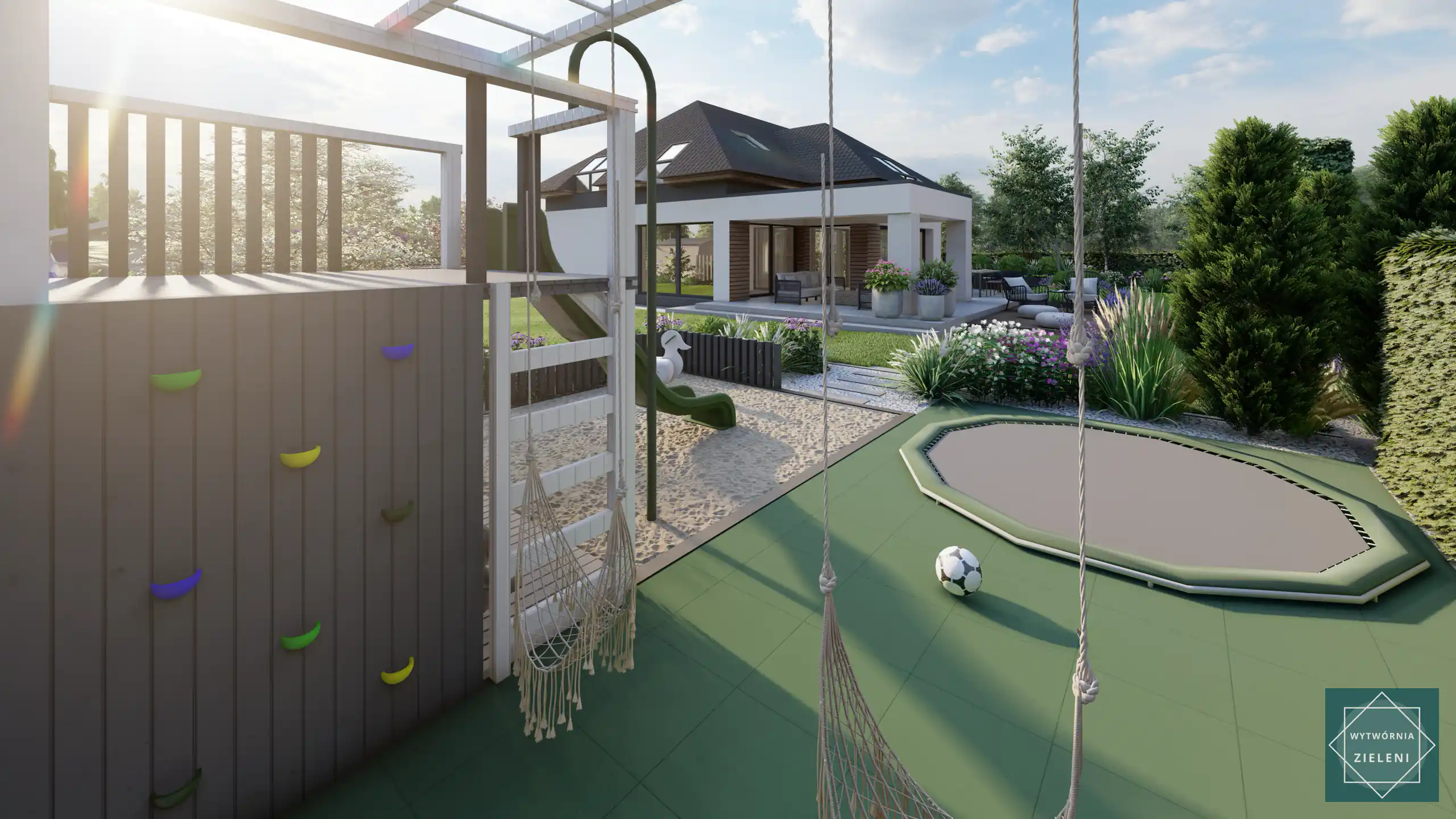 Projektowanie ogrodów Borek Wielkopolski - Ogrody nowoczesne